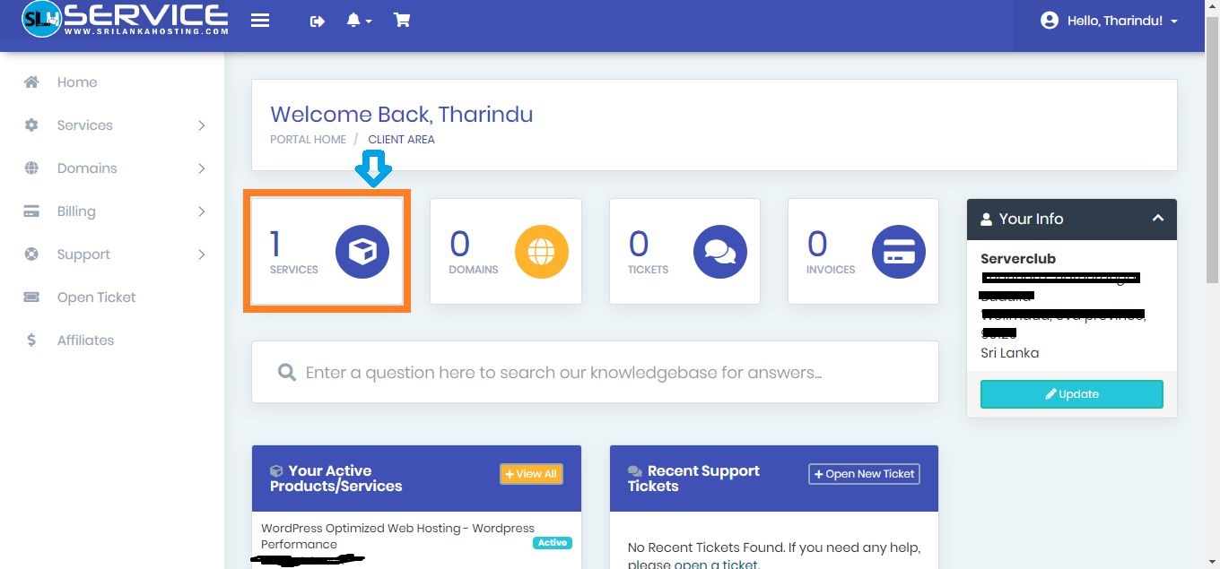 How to login to Cpanel Account from your client area.? - Knowledgebase ...