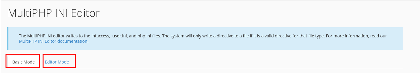 MultiPHP INI Editor - Knowledgebase SriLanka Hosting