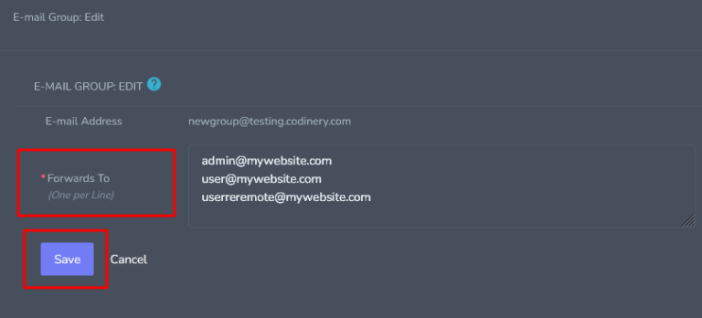 Manage Email Groups - Knowledgebase SriLanka Hosting