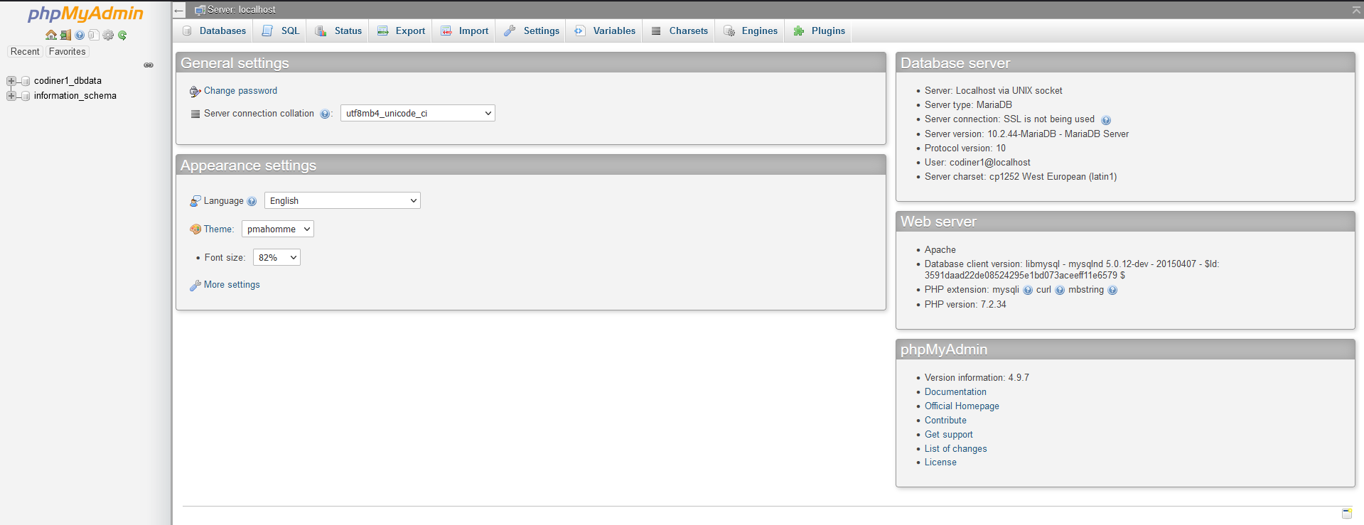 Log in to Php MyAdmin from SiteWorx - Knowledgebase SriLanka Hosting