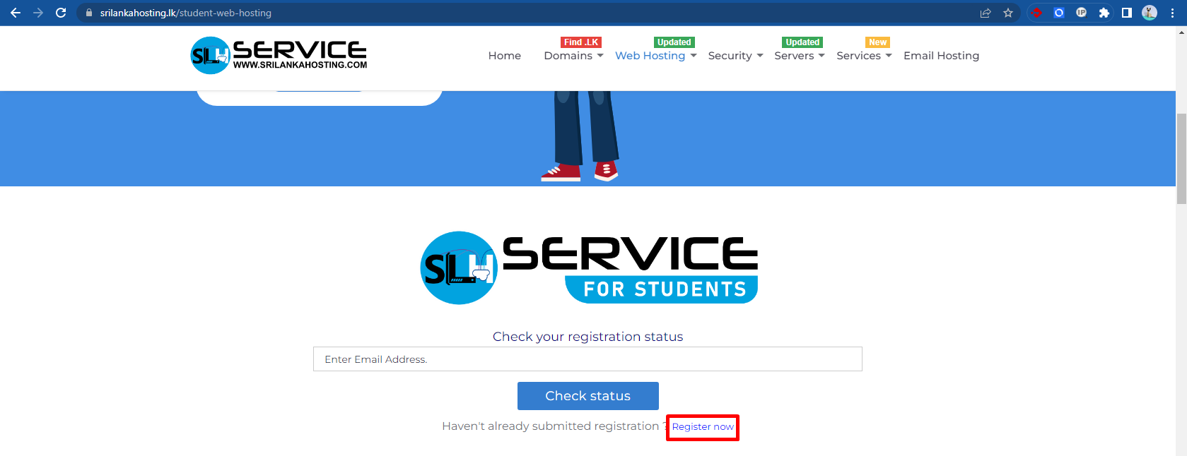 සිසුන් සඳහා වෙබ් හොස්ටින් - Knowledgebase SriLanka Hosting