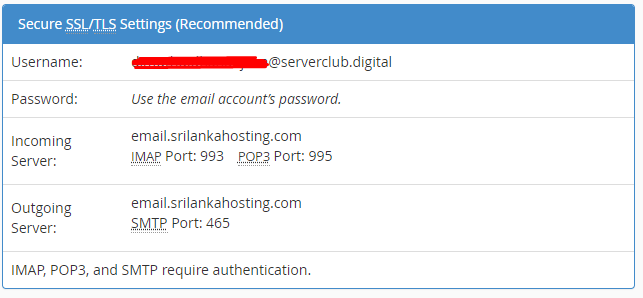 Email Configuration Thunderbird - Knowledge Base