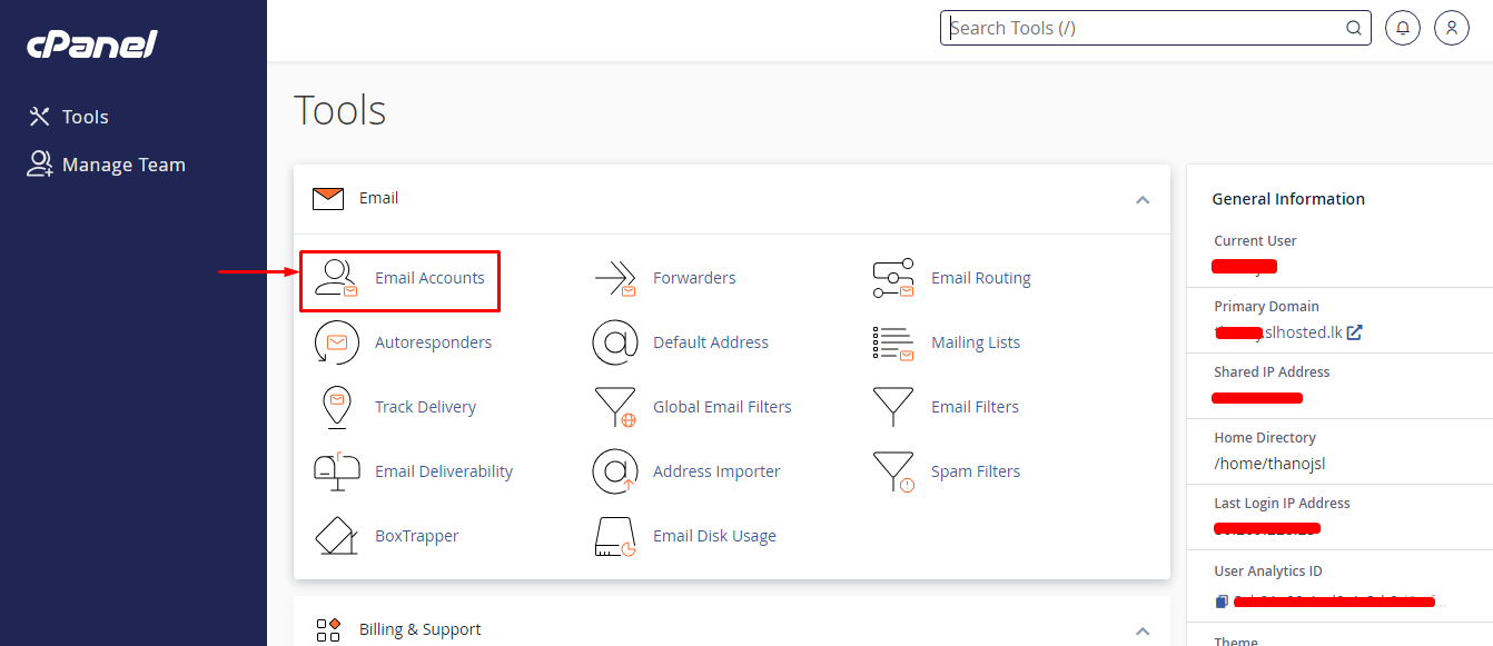 How to Change Email Password in cPanel - Knowledgebase SriLanka Hosting