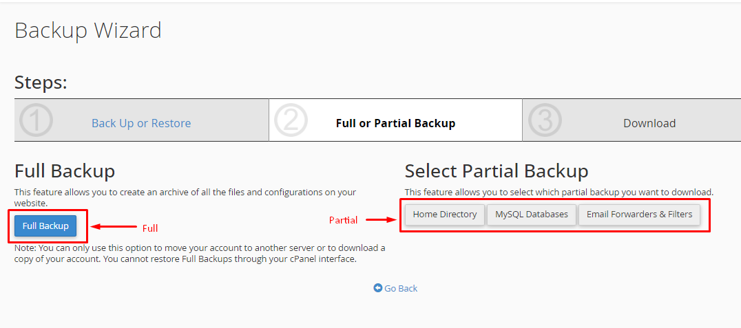 How to Create Backups in cPanel - Knowledgebase SriLanka Hosting