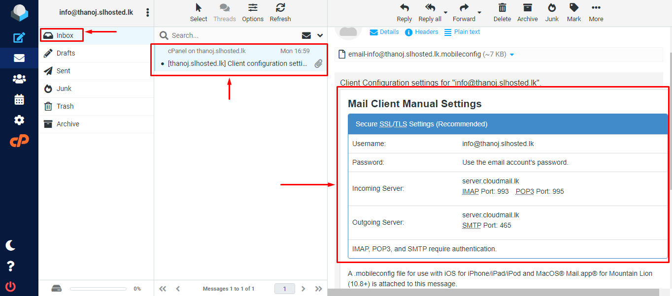 Create an Email Account in Business Email solution. - Knowledgebase SriLanka Hosting